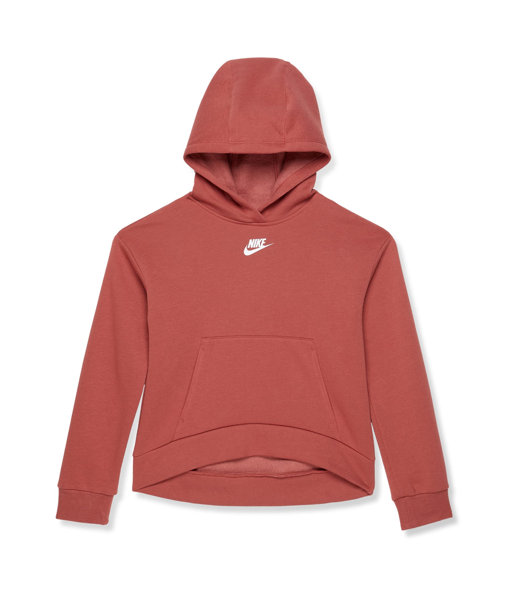 Nike NSW HBR Club Fleece Hoodie (Little Kids/FBig Kids) (Girls, Canyon ...