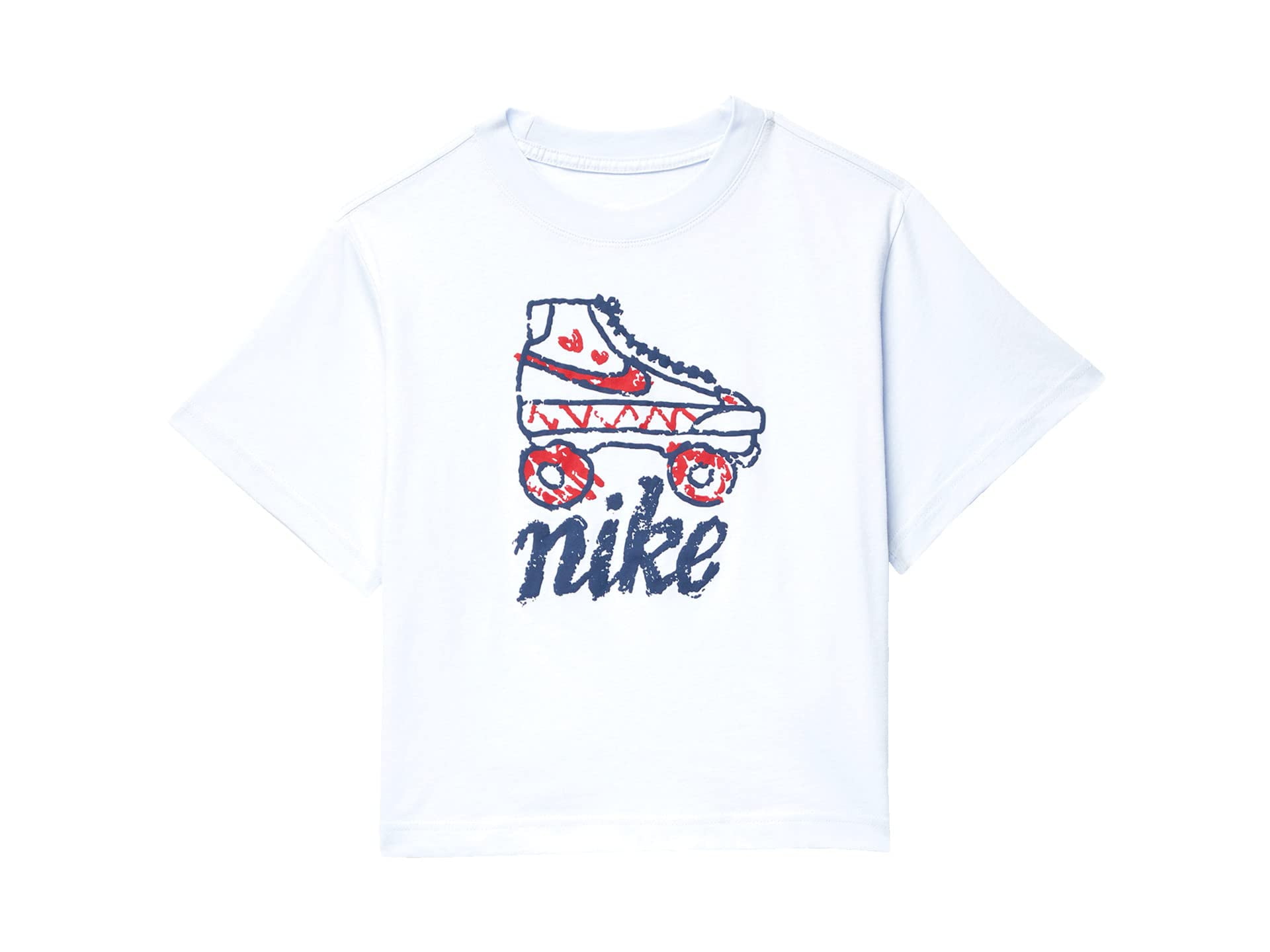 Nike NSW Icon Clash Boxy Tee (Little Kids/FBig Kids) (Girls, Football ...
