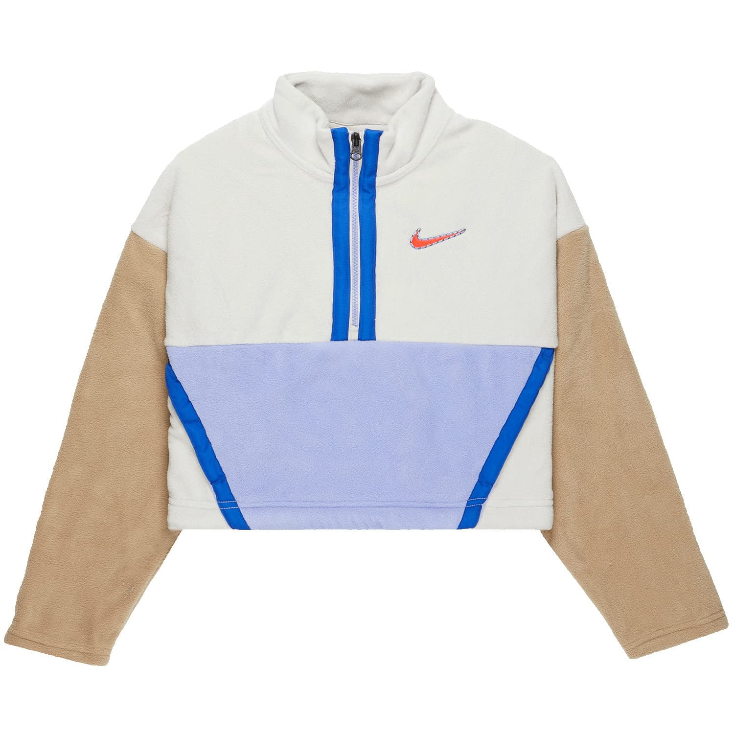 Nike NSW Long Sleeve Top (Little Kids/FBig Kids) (Girls, Light Bone ...