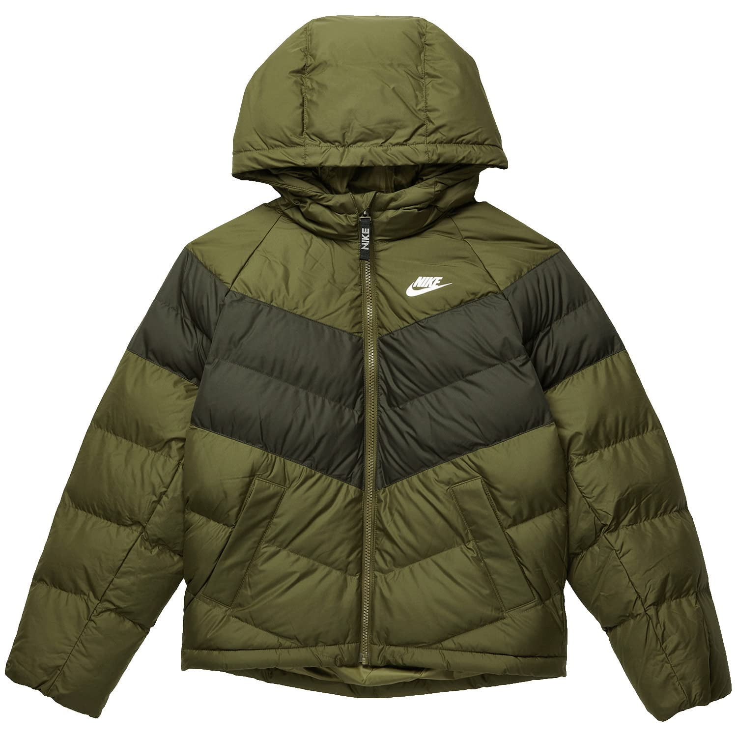 Nike NSW Synthetic Fill Hooded Jacket (Little Kids/FBig Kids) (Boys ...