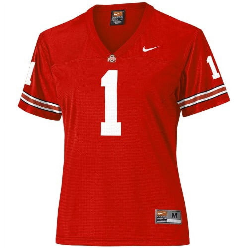 Nike Ohio State Buckeyes #1 Scarlet Ladies Replica Football Jersey ...
