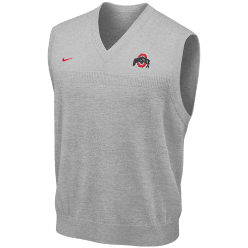 Nike Ohio State Buckeyes Gray Football Sweater Vest - Walmart.com