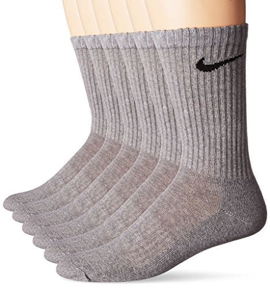Nike Performance Cushion Crew Socks With Bag 6 Pairs Dark Grey