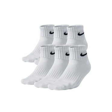 Nike Unisex Dri-Fit Cushioned Crew Training Socks, Large, 6 Pair, White for Women - Walmart.com