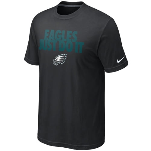 Nike Philadelphia Eagles Just Do It TShirt Black - Walmart.com