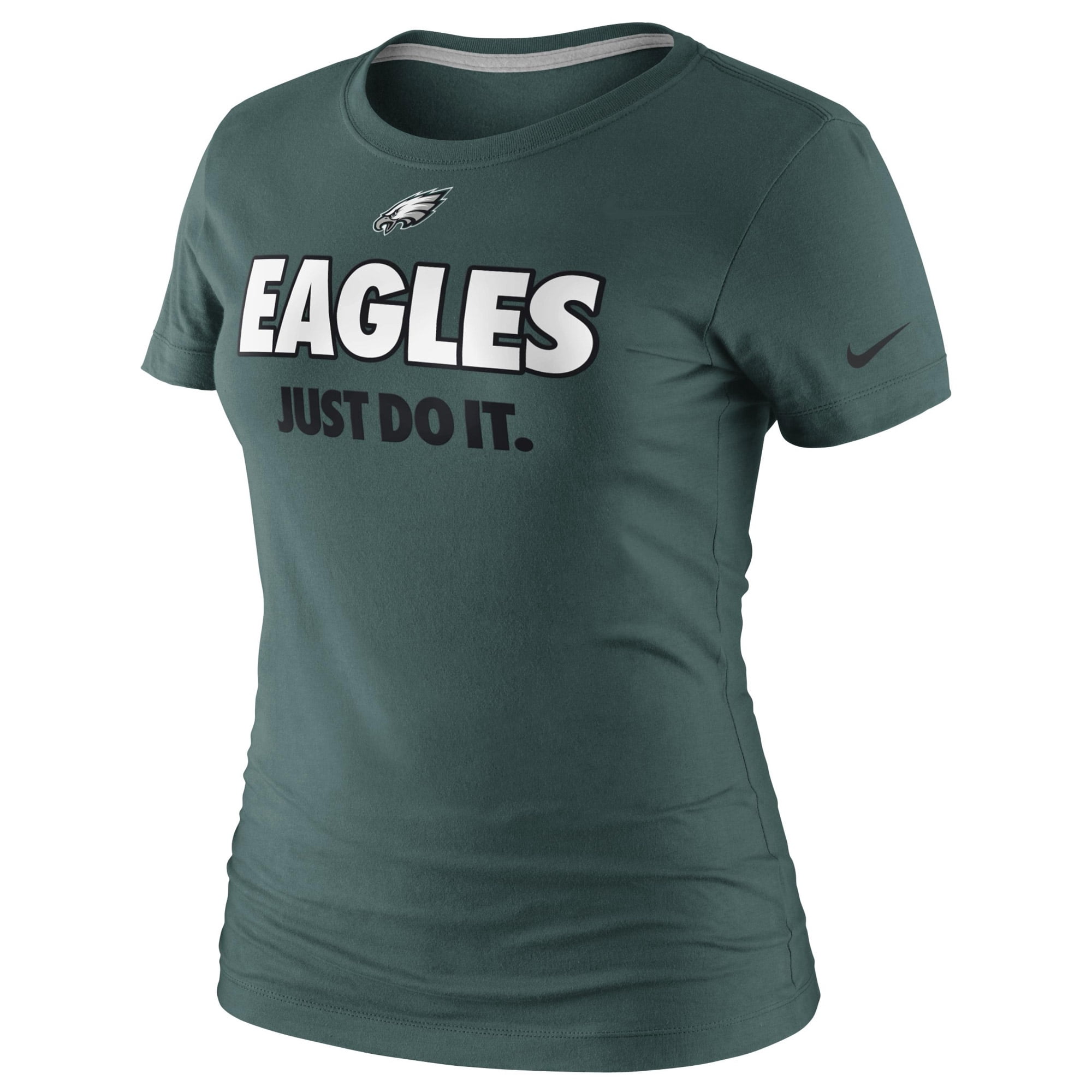 Nike Philadelphia Eagles Women's Just Do It Slim Fit T-Shirt - Midnight ...