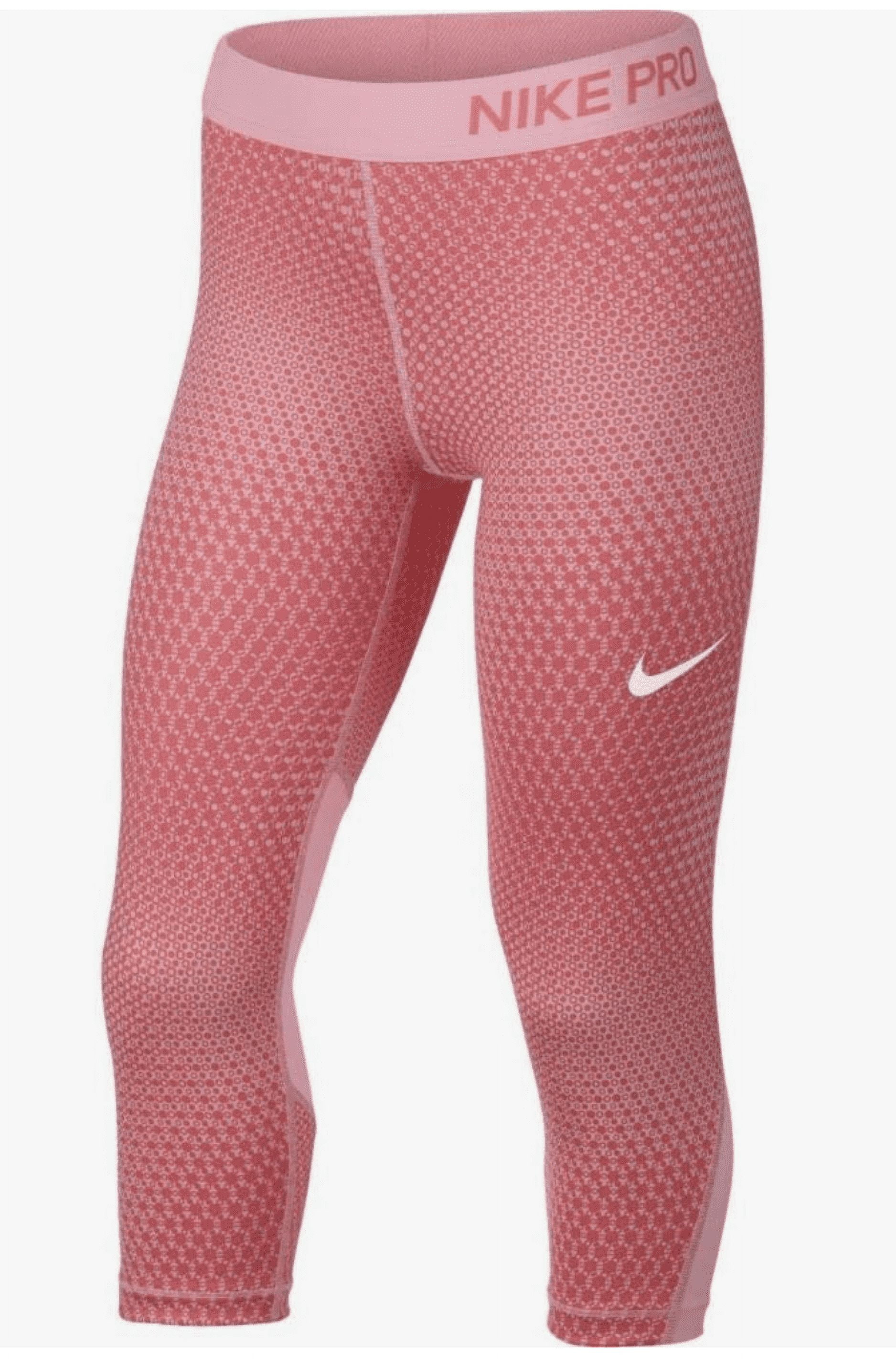 Nike Pro Girls' Printed Capri Training Tights X-Large - Walmart.com