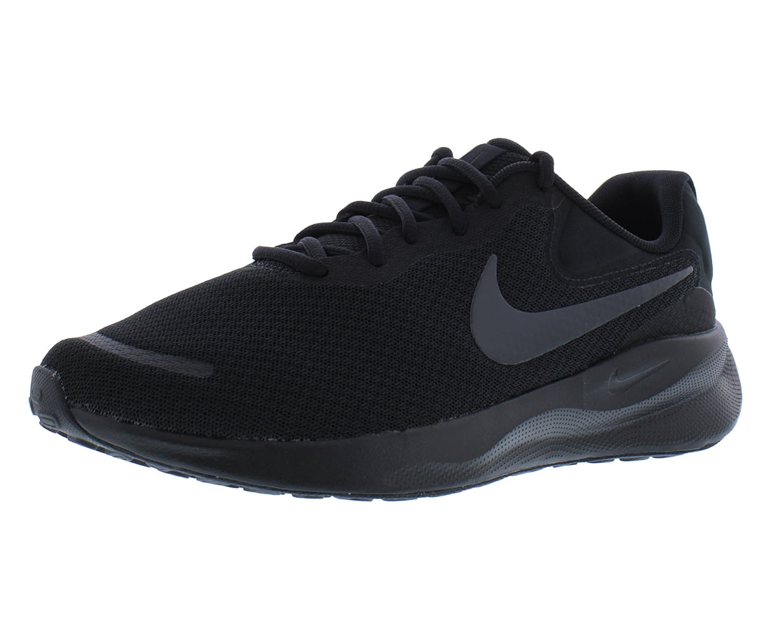 Nike Revolution 7 Men's Road Running Shoes (Extra Wide) Color: Black ...