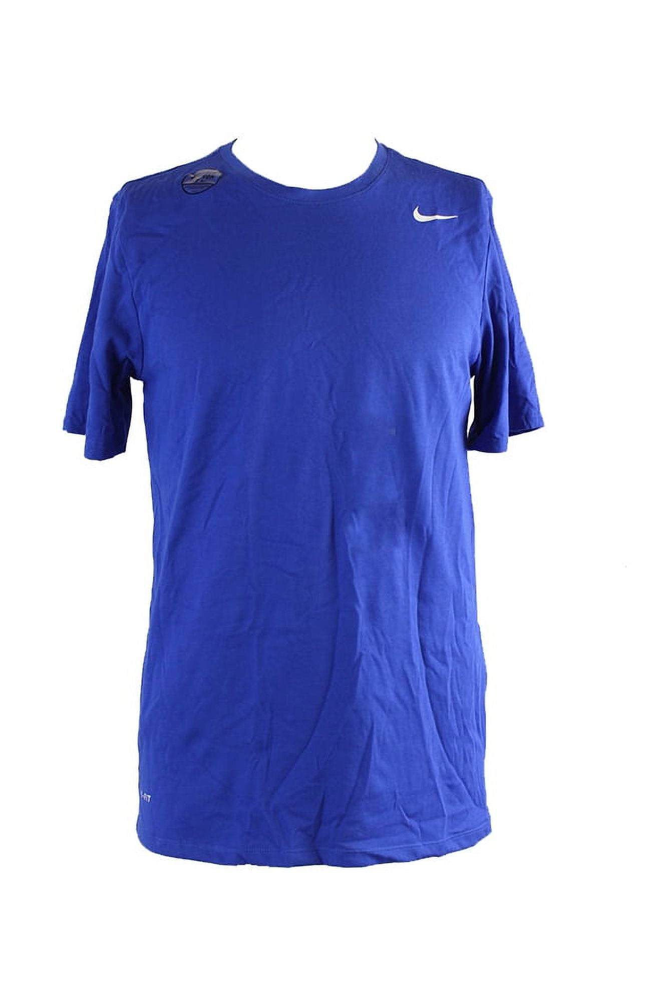 Nike Royal Blue Dri-Fit Cotton Short-Sleeve T-Shirt M - Walmart.com