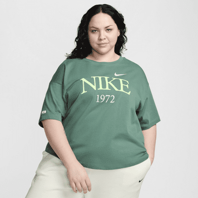 Nike Sportswear Classic Women's T-Shirt (Plus Size) Color: Bicoastal ...