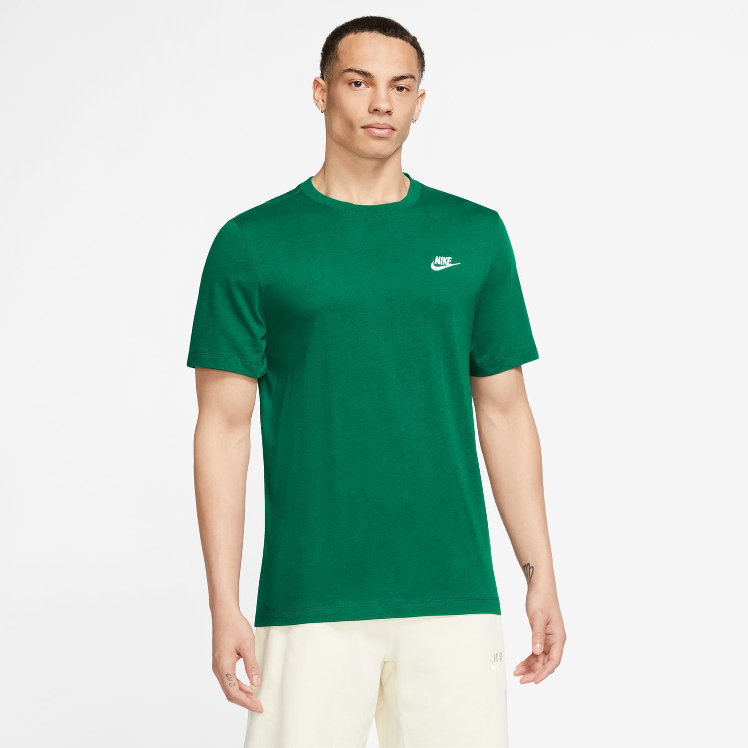 Nike Sportswear Club Men's T-Shirt Color: Malachite Size: L - Walmart.com
