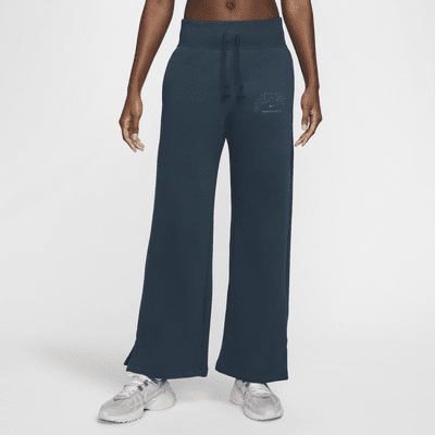Nike Sportswear Phoenix Fleece Women's High-Waisted Wide-Leg Sweatpants ...