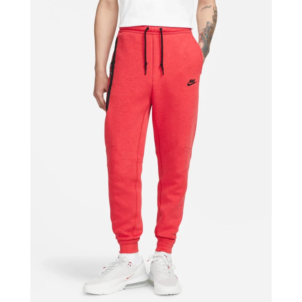 Nike Sportswear Tech Fleece Light University Red Heather/Black FB8002 ...