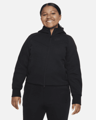 Nike Sportswear Tech Fleece Older Kids' (Girls') Full-zip Hoodie Big ...