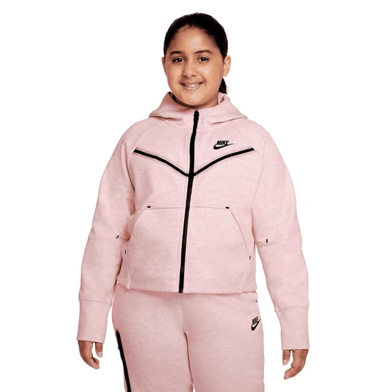 Nike Sportswear Tech Fleece Windrunner Pink Foam/Heather/Black DD9154 ...