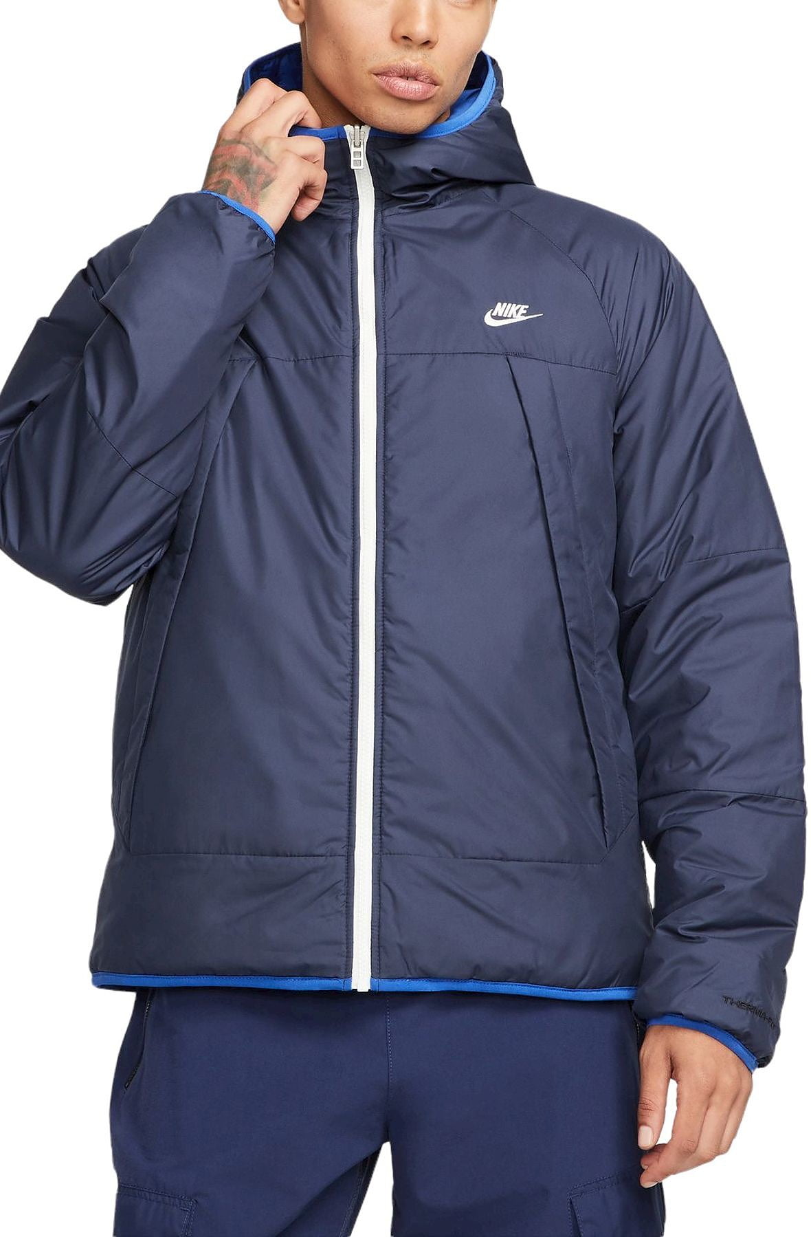 Nike Sportswear Therma-Fit Mens Reversible Hooded Insulated Jacket ...
