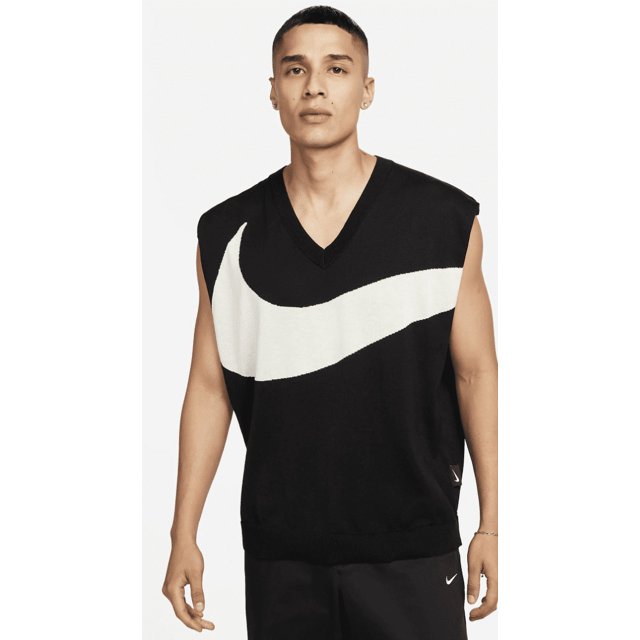 Nike Swoosh Men's Sweater Vest-MEDIUM-FD2873-010 - Walmart.com