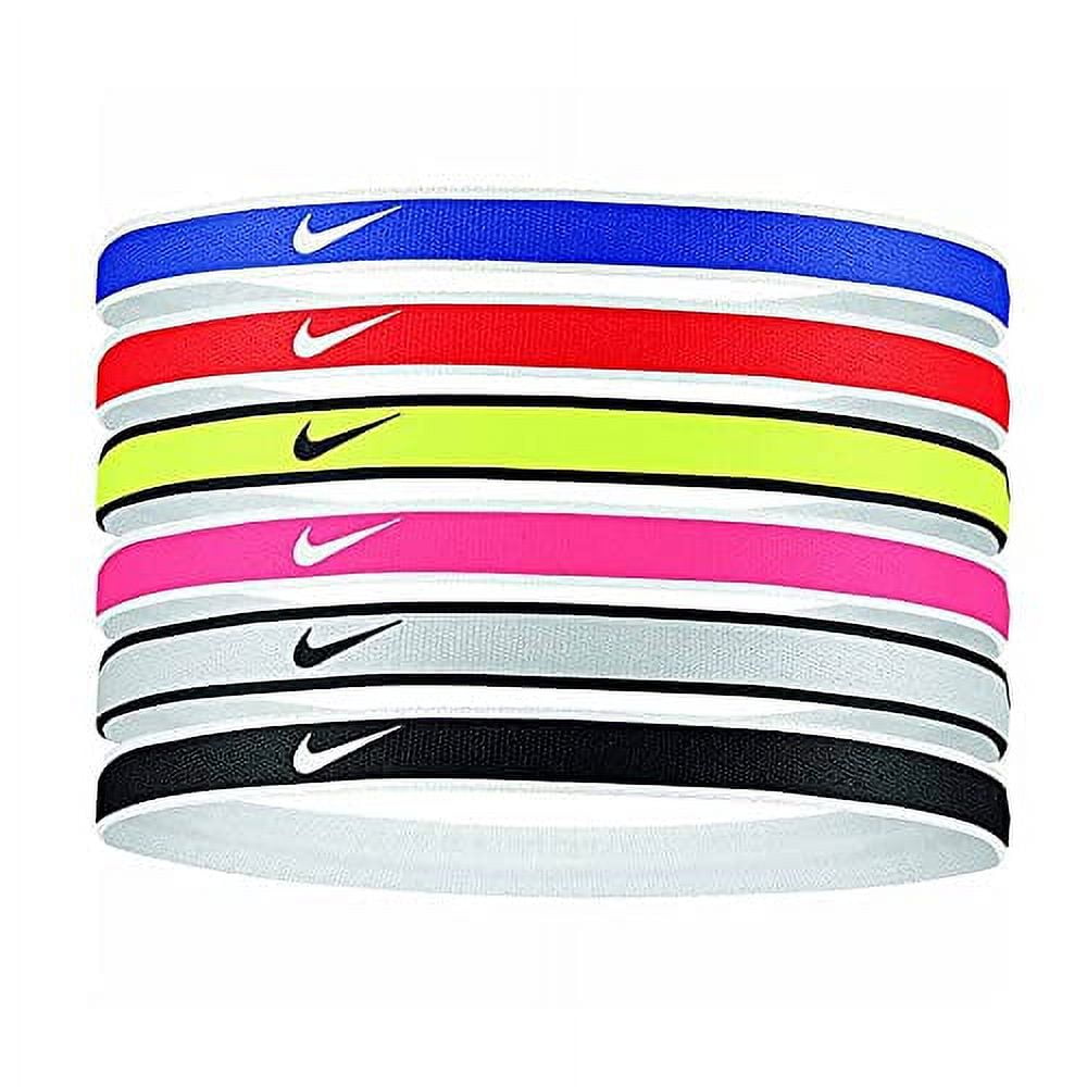 Nike Women's Swoosh Sweatband Hair Headbands, Pack of 6 - Walmart.com