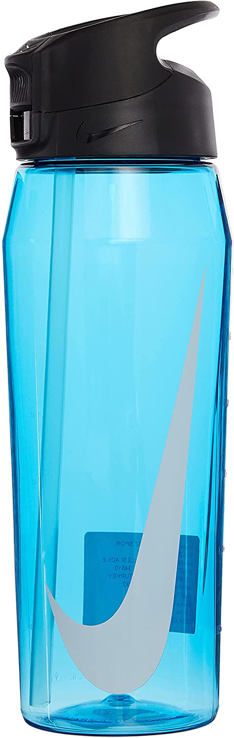 Nike 32Oz Hypercharge Active Sports Water Bottles with Straw Blue Fury ...