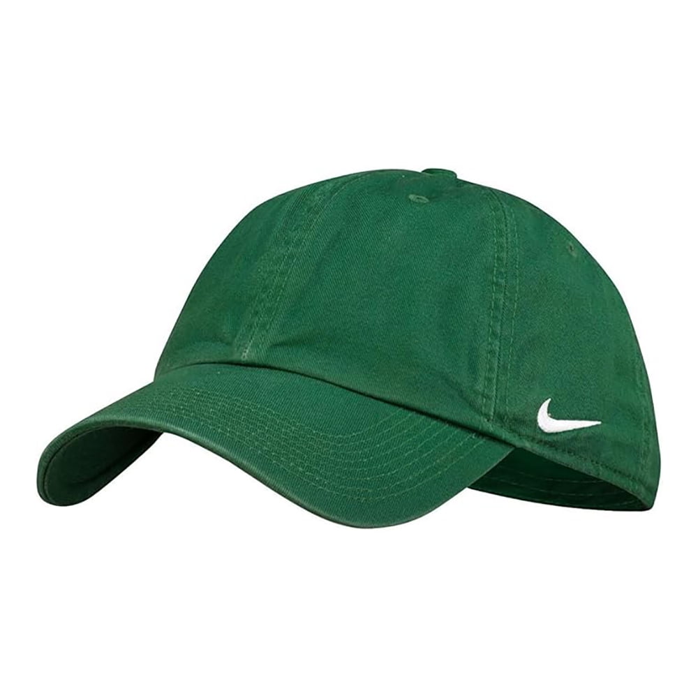 Nike Dri-FIT Unisex Six-Panel Adjustable Cap, Dark Green - Walmart ...