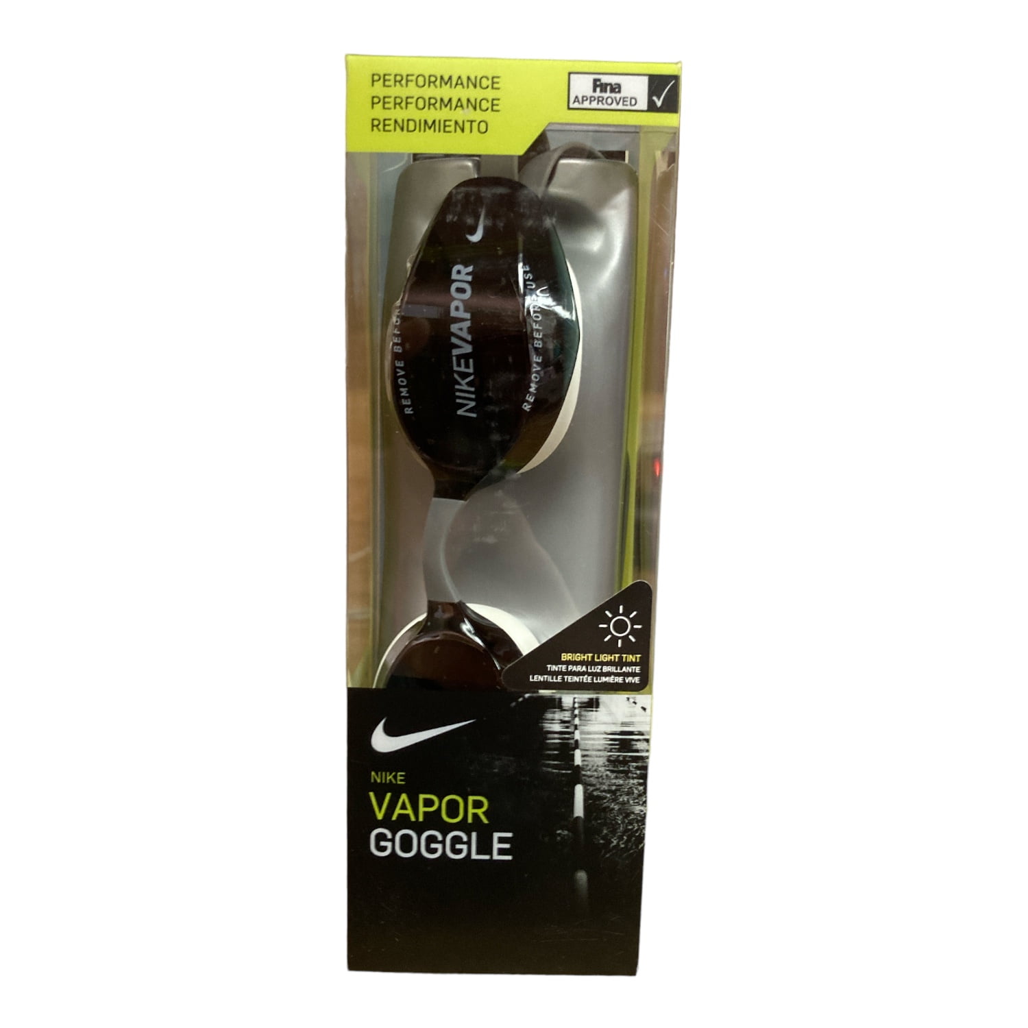 Nike Vapor Swim Goggle-Adult, One Size, Dark Smoke Grey - Walmart.com