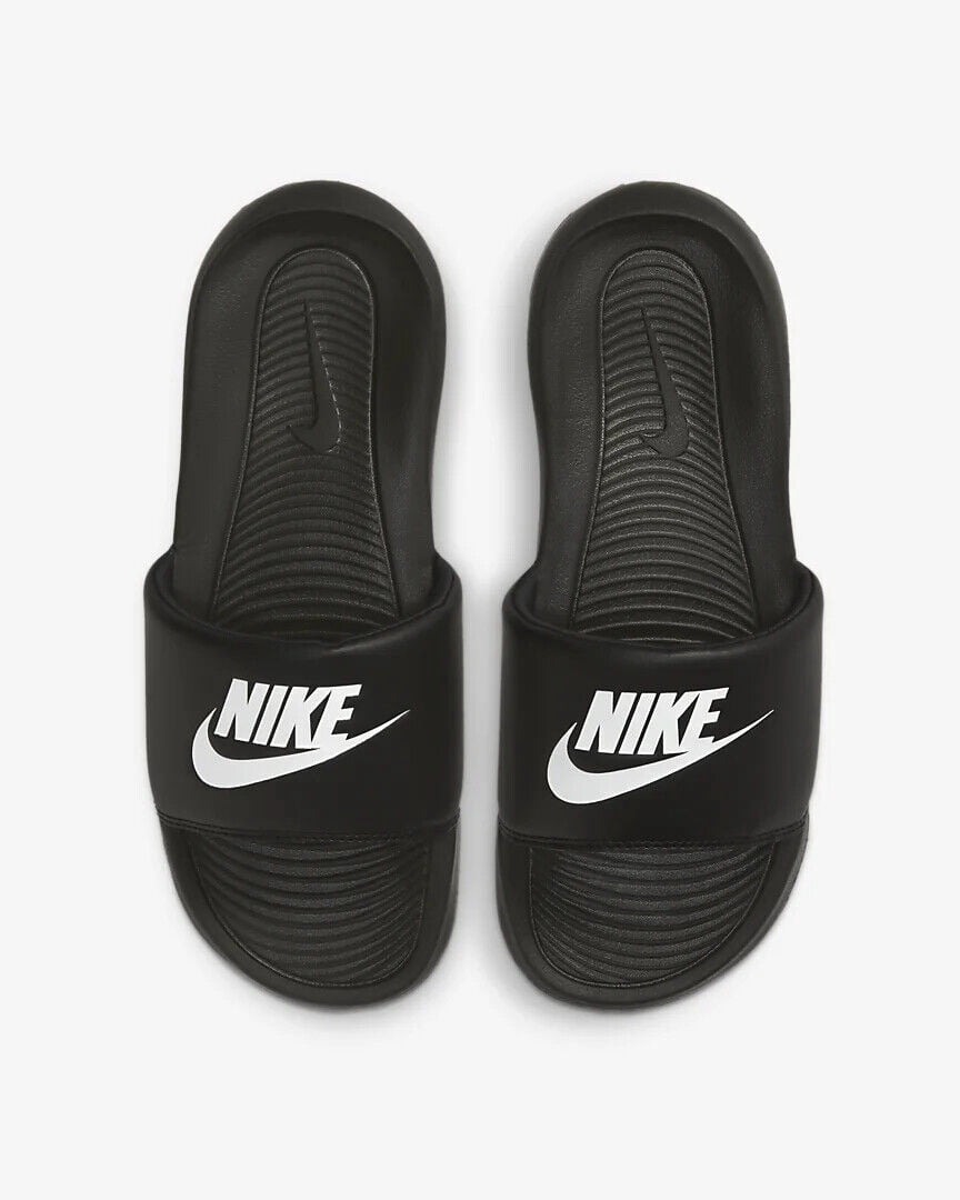 Nike Victori One CN9677-005 Women's Black/White Slides Sandals Shoes US ...