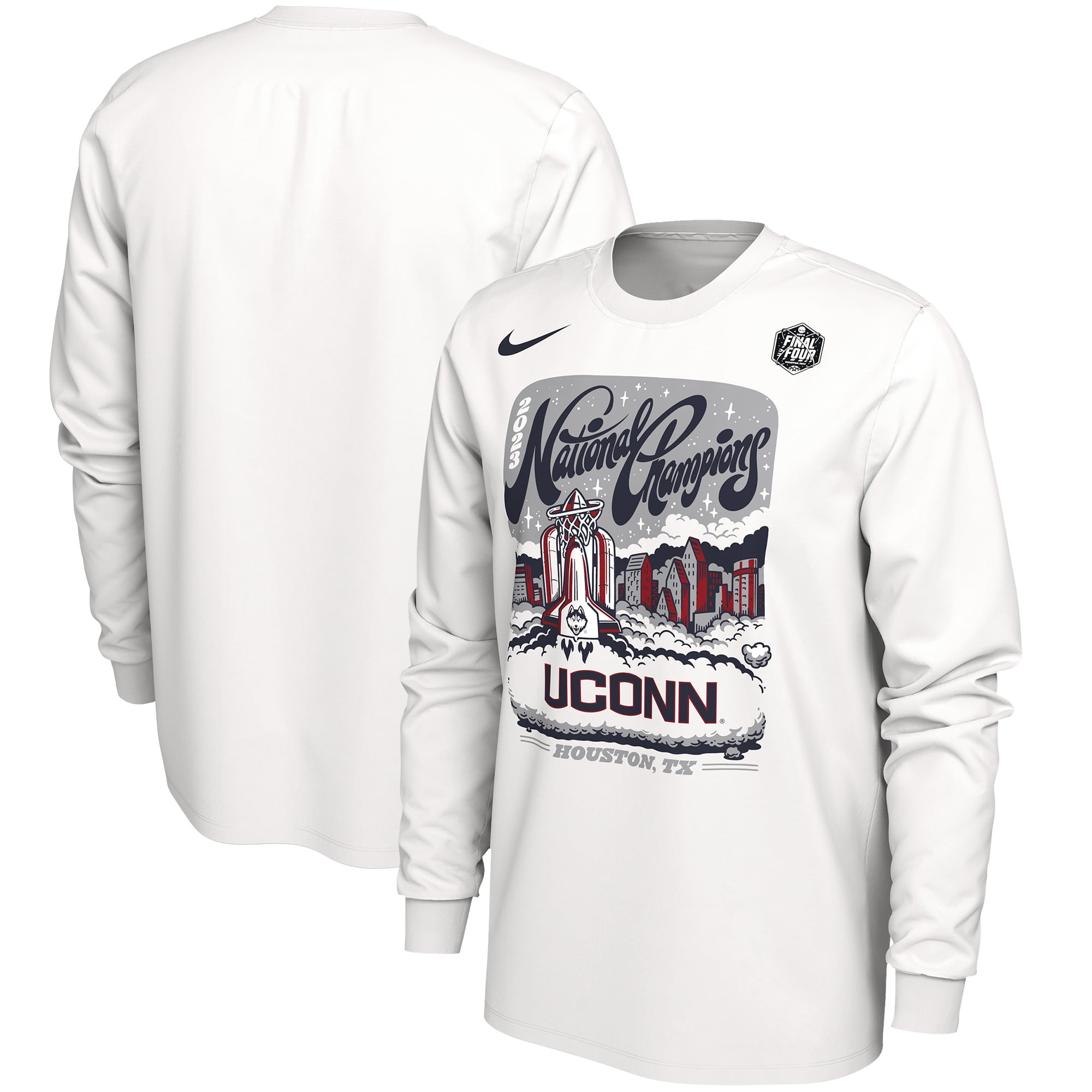 Nike White UConn Huskies 2023 NCAA Men-s Basketball National Champions ...