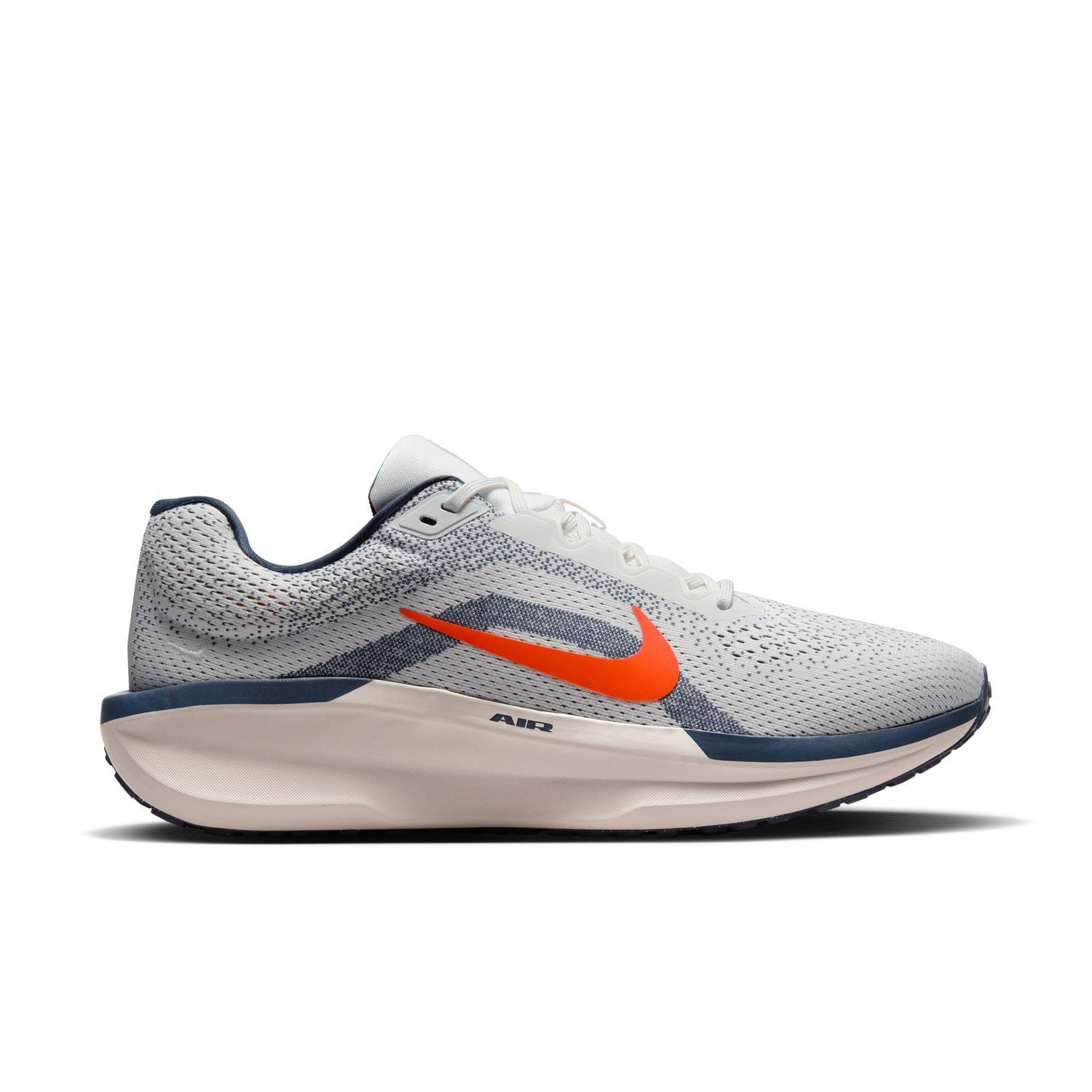 Nike Winflo 11 Men's Road Running Shoes Color: Sail Orange Blue Size: 9 ...
