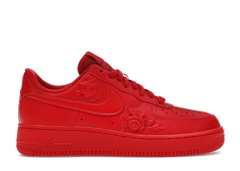 Nike Women's Air Force 1 Low '07 Red Roses Basketball Shoes, from ...