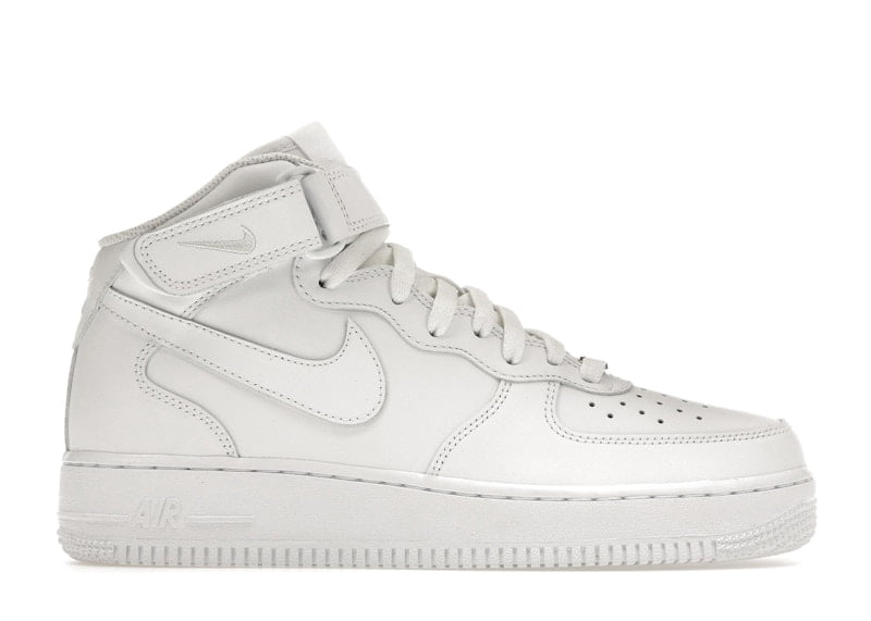 Nike Women's Air Force 1 Mid Triple White, from StockX - Walmart.com