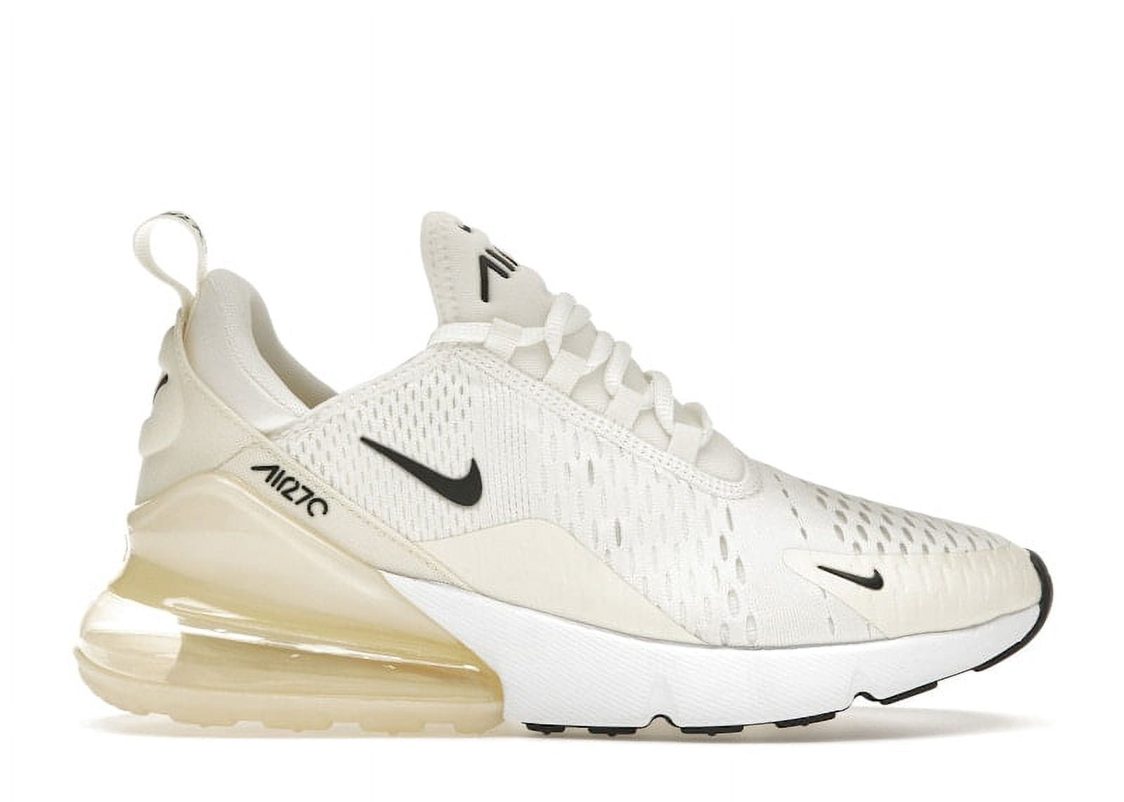 Nike Women's Air Max 270 Sail Coconut Milk Pale Ivory Running Shoes ...