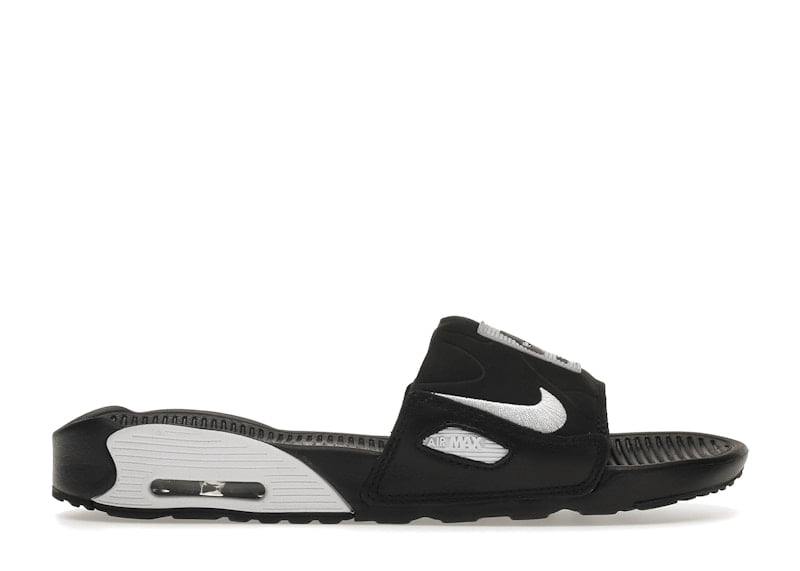Nike Women's Air Max 90 Slide Black White Sandals, from StockX ...