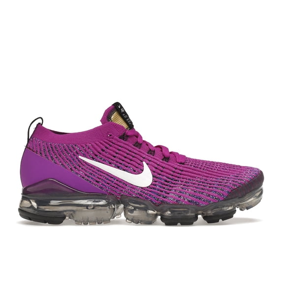 Nike Women's Air VaporMax Flyknit 3 Vivid Purple Running Shoes, from ...