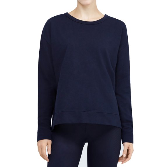 Nike Women's Dri-Fit L/S Versa Open Back Training Top (Obsidian, Small ...