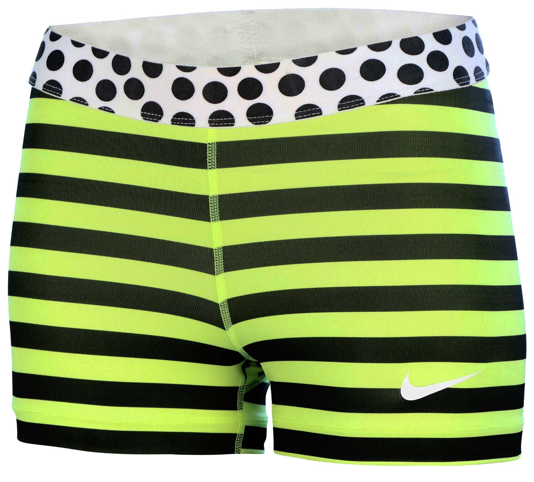 Nike Pro Stripe and Dot 3 Womens Compression Running Shorts X-Small ...