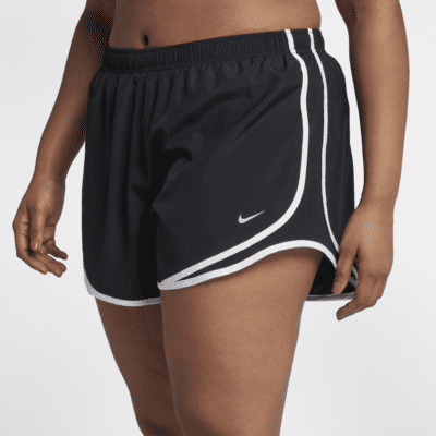 Nike, Tempo Shorts, Style 327358-019, Black/White, Moisture-Wicking ...