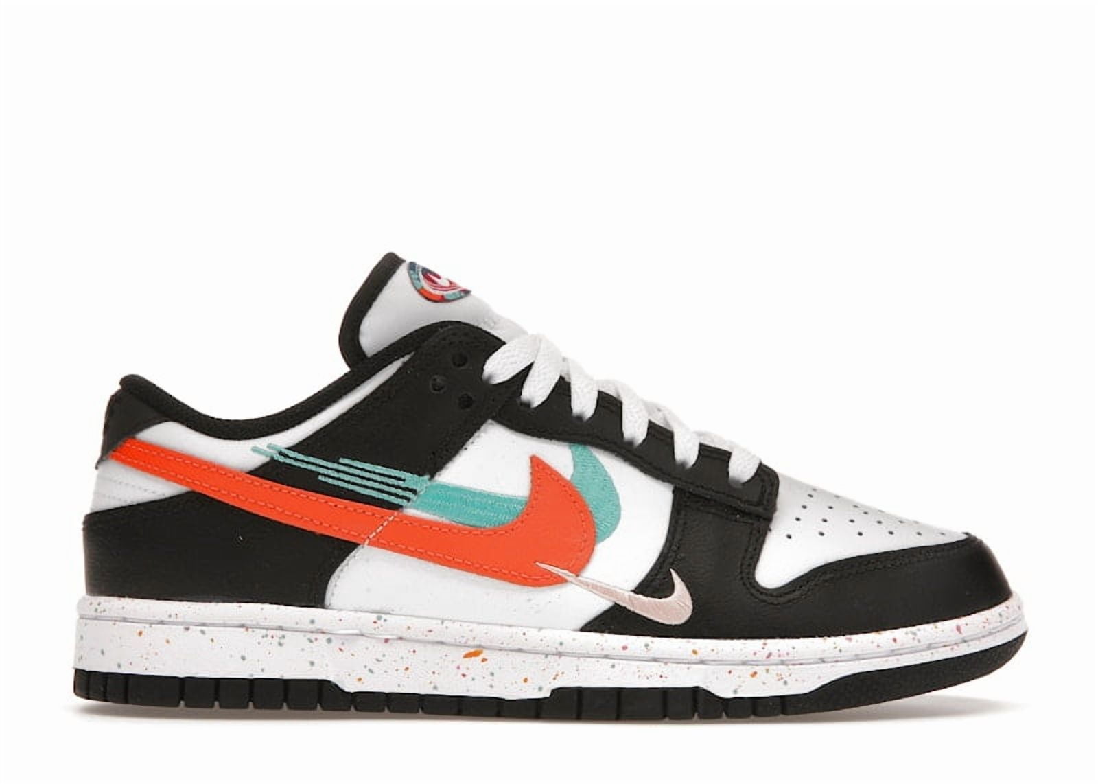 Nike Women's Dunk Low Multiple Swooshes White Washed Teal Casual ...
