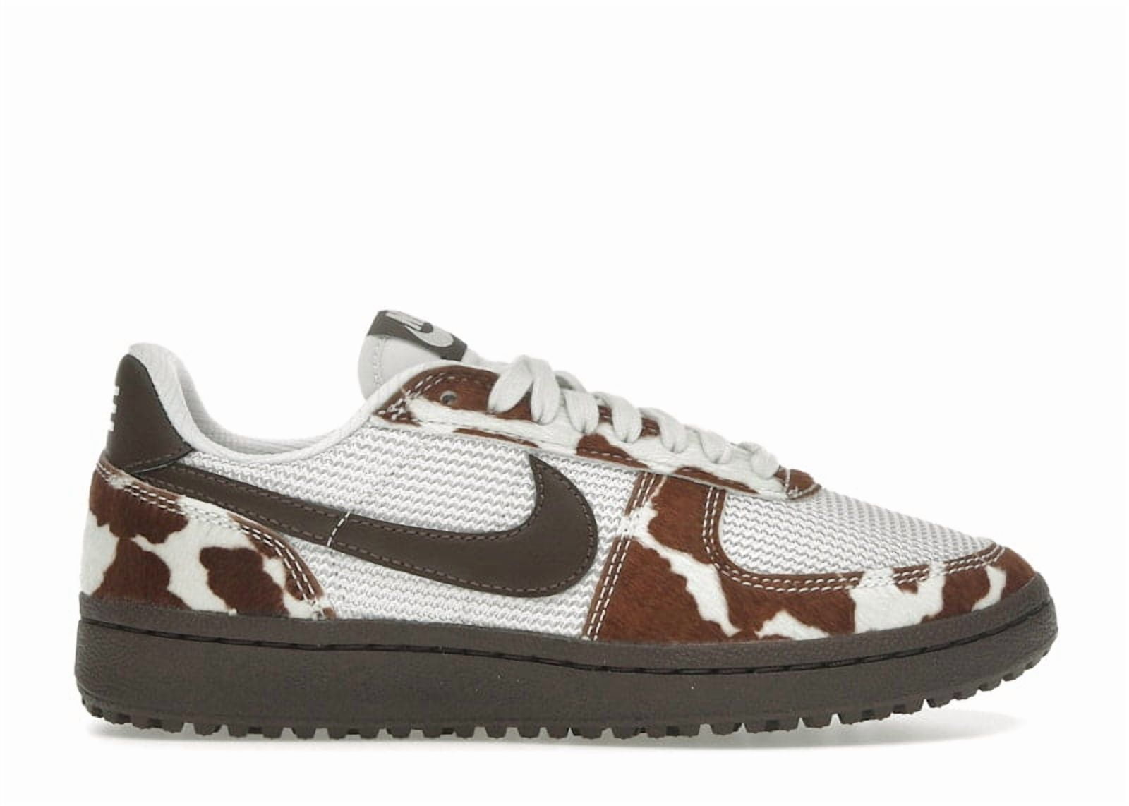 Nike Women's Field General Cow Print Fauna Brown Football Shoes, from ...