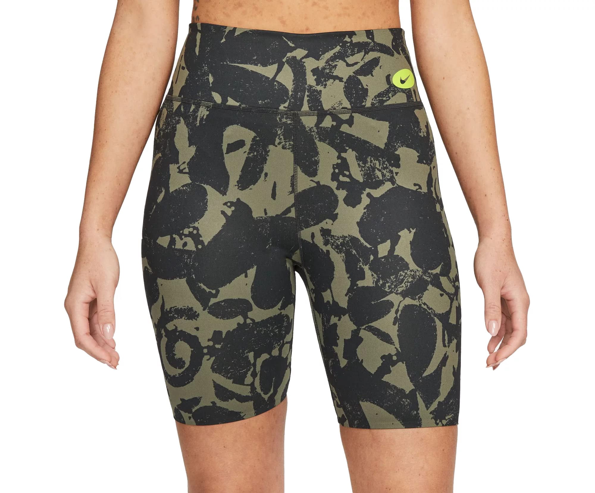 Nike Women's One Logo Mid-Rise Dri-Fit 7" Bike Shorts (as1, Alpha, m ...
