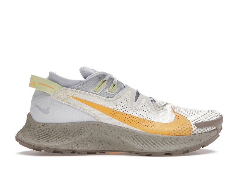 Nike Women's Pegasus Trail 2 Pure Platinum Fossil Laser Orange, from ...