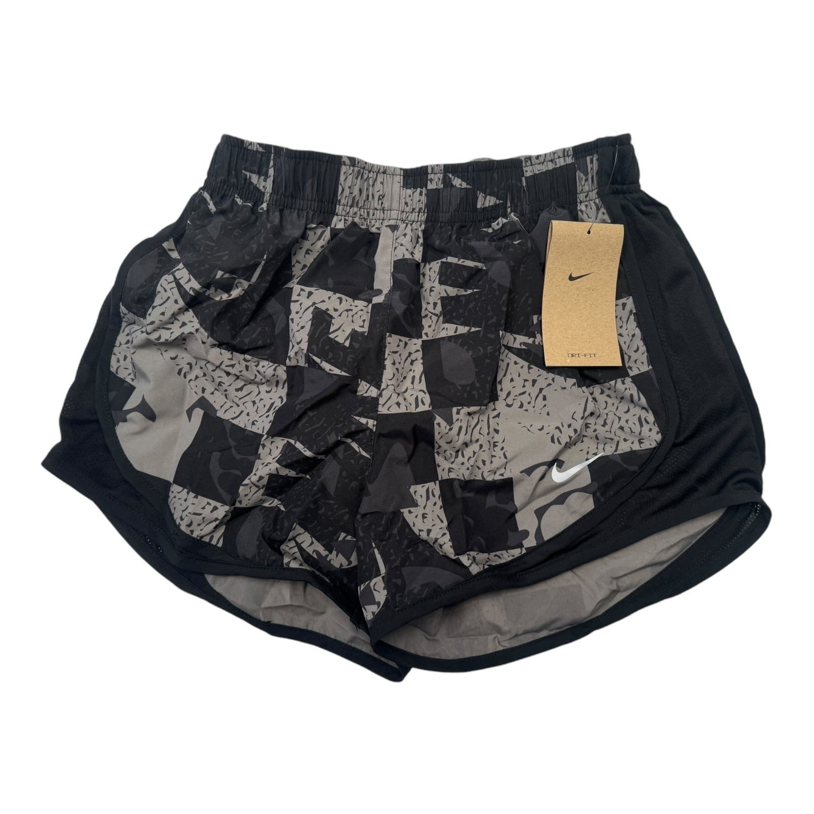 Nike Women's Tempo Dri-FIT Black Logo Printed Running Shorts (DQ6366-010) (Medium) - Walmart.com