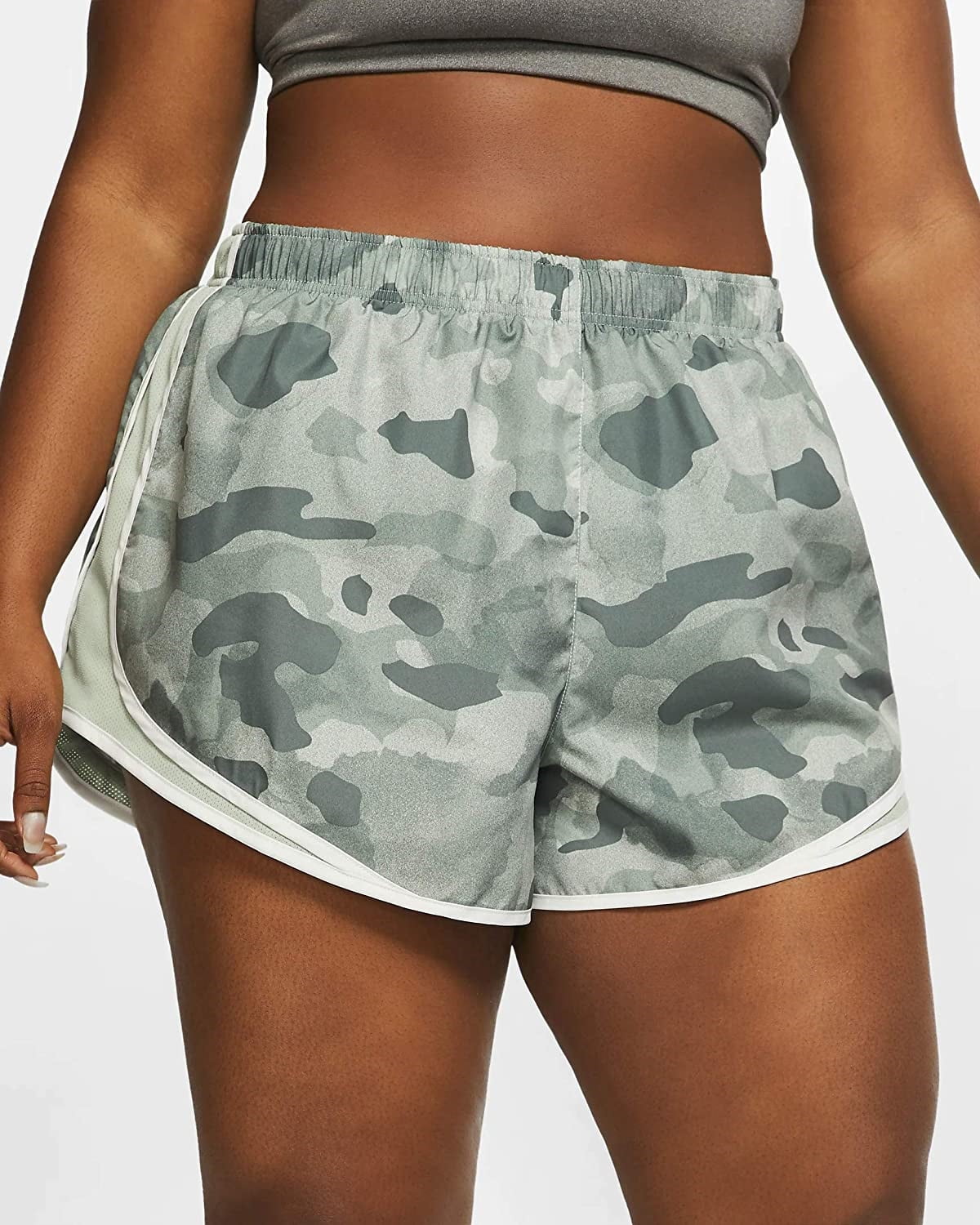 Nike Women's Tempo Dri Fit Running Shorts Charcoal Size 2X - Walmart.com