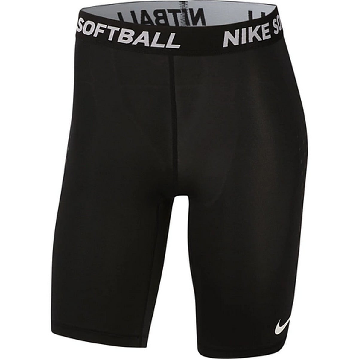 Nike Womens DF Softball Slider Shorts Black | White LG - Walmart.com