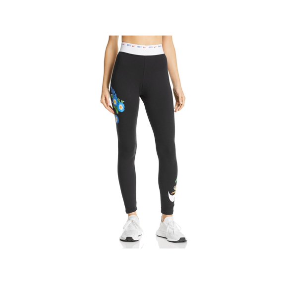Nike Womens Floral Print Graphic Athletic Leggings - Walmart.com