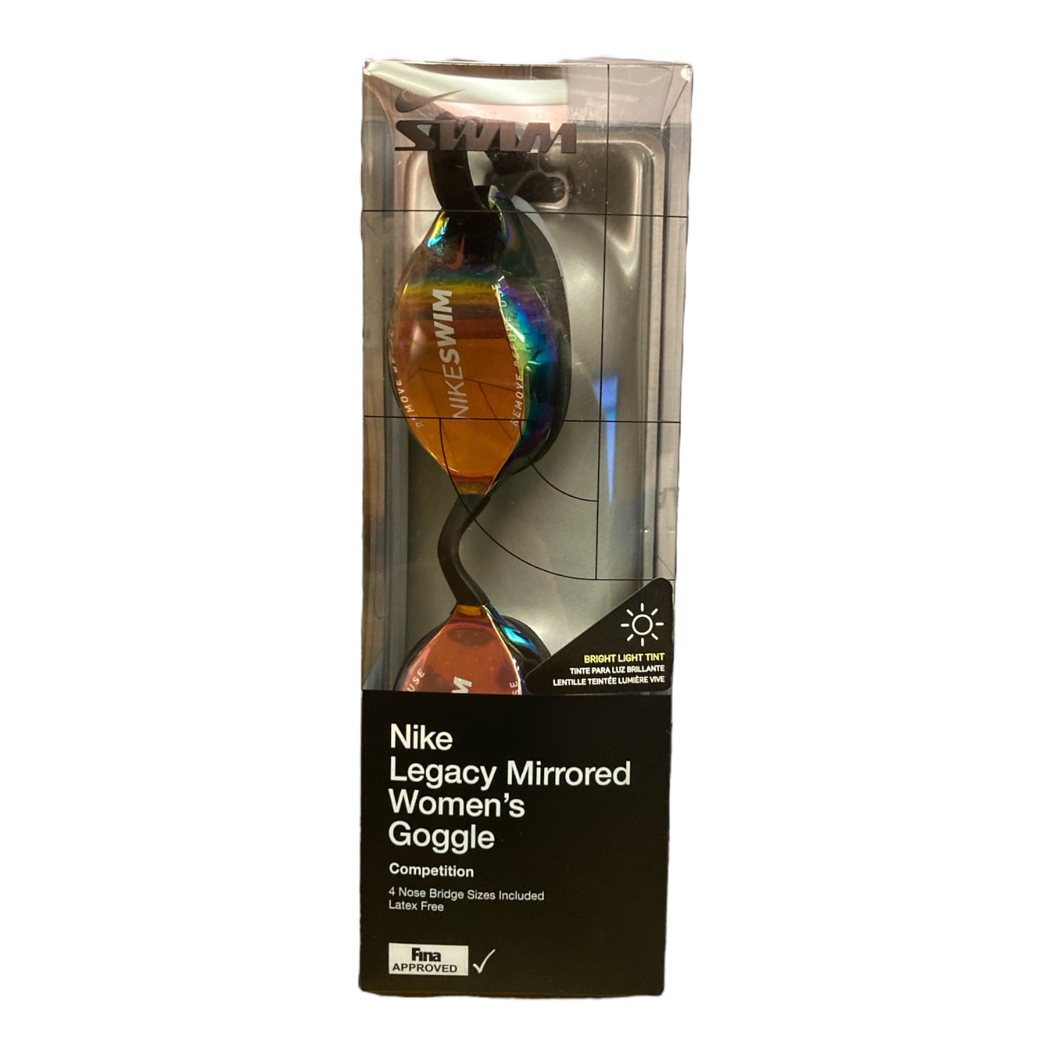 Nike Womens Legacy Mirror Goggle - Grey - Walmart.com