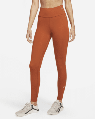 Nike Womens Nike One Dri-fit Mid-rise Tight Fit Leggings Womens Style ...