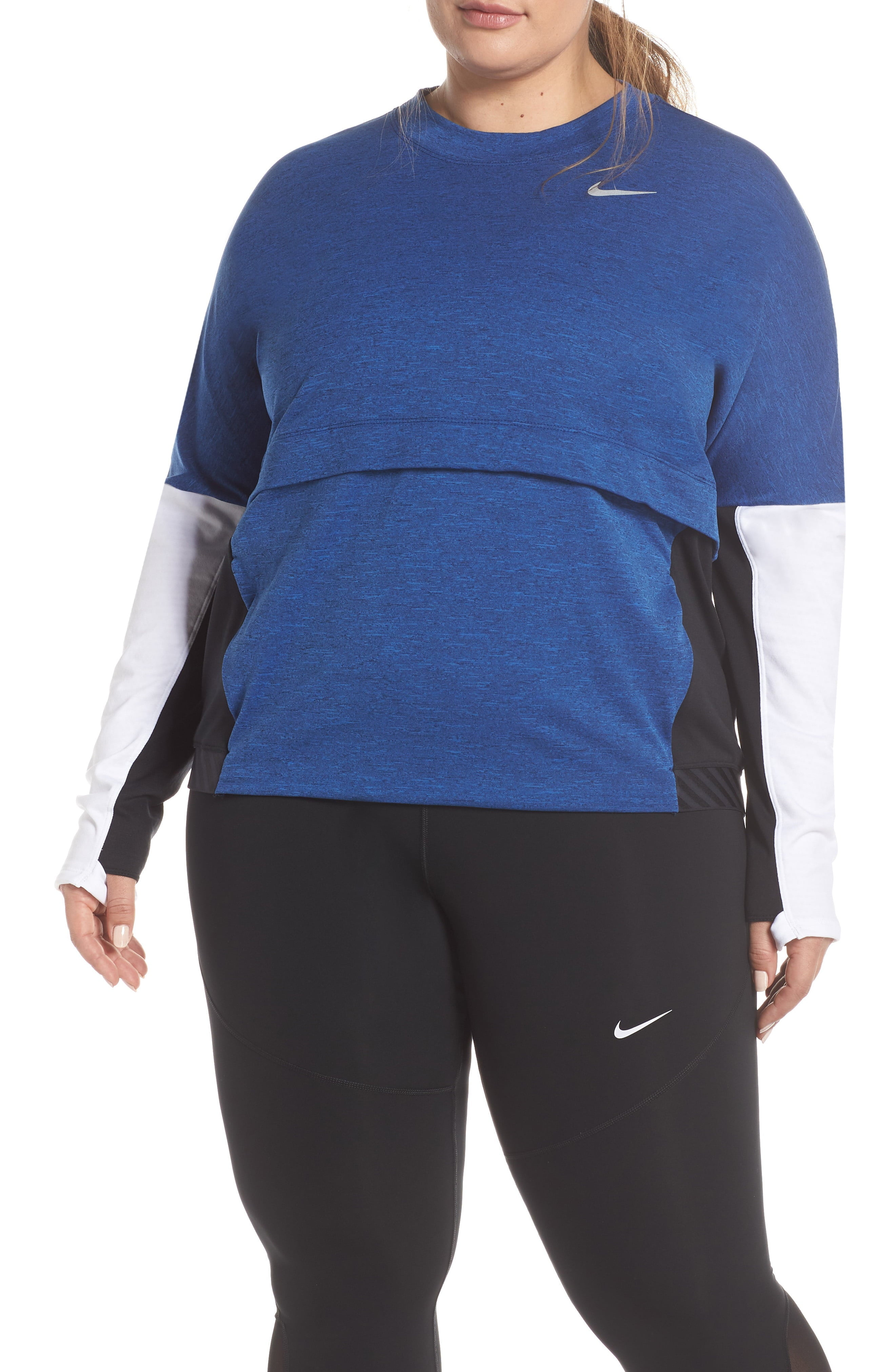 Nike Womens Plus Size Therma Sphere Running Top;1X - Walmart.com