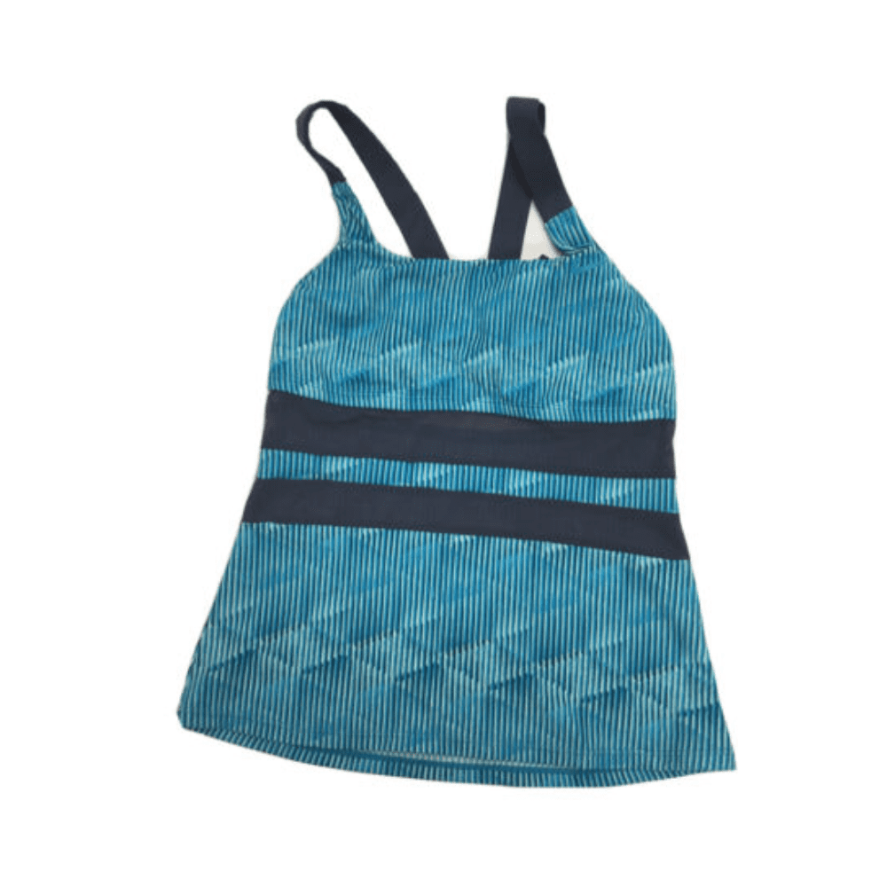 Nike Womens V-Back Tankini One-Piece Swimsuit, Blue, Small - Walmart.com