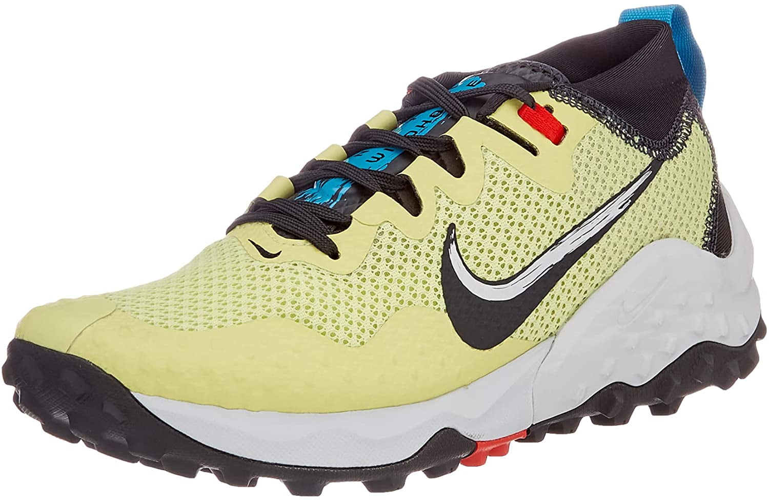 Nike Womens Wildhorse 7 Trail Running Shoes - Limelight/ Off Noir-Laser ...