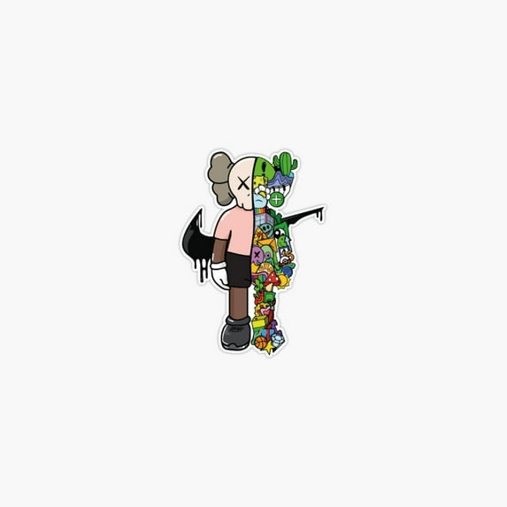 Nike X Klaus Sticker, Phone Decal Water Bottle Stickers Car Decals ...